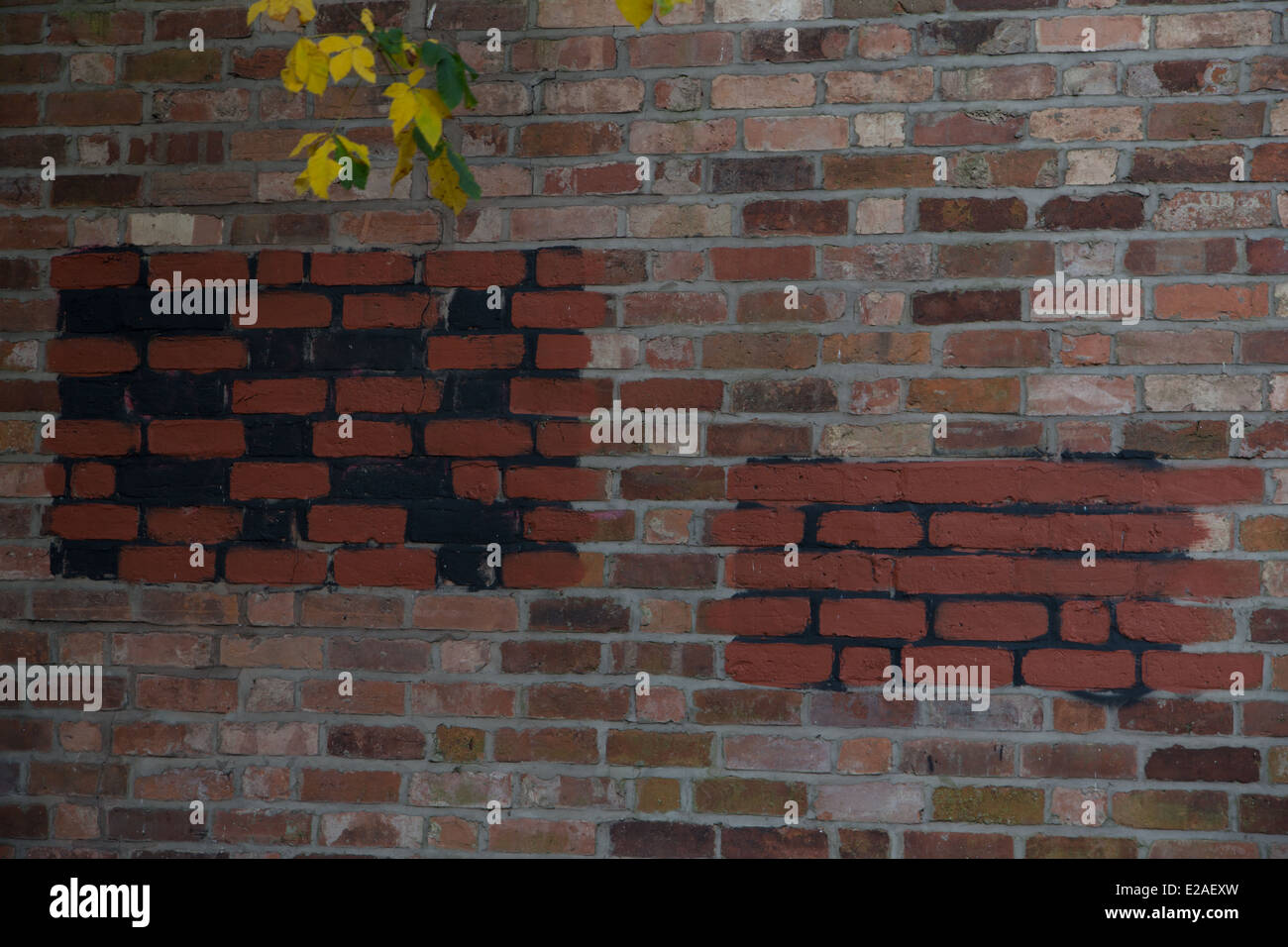 Repaired with bricks hi-res stock photography and images - Alamy