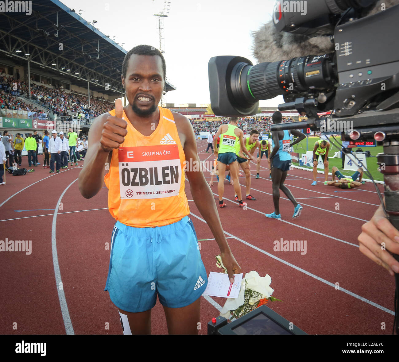 Ostrava, Czech Republic. 17th June, 2014. Ilham Tanui Ozbilen from ...