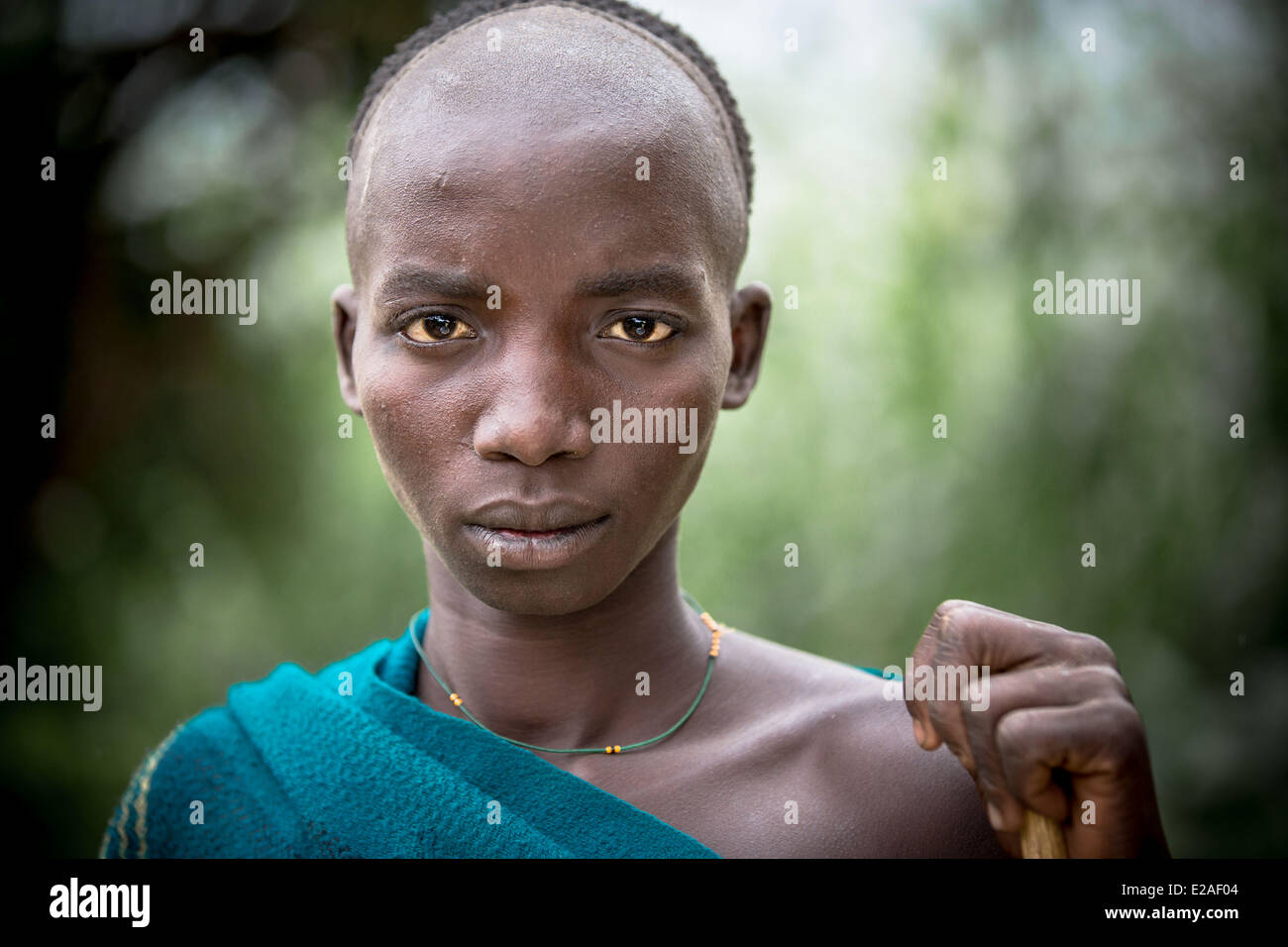 Suri Man in Kibish, Ethiopia 22 May 2014. Suri is the name of a ...