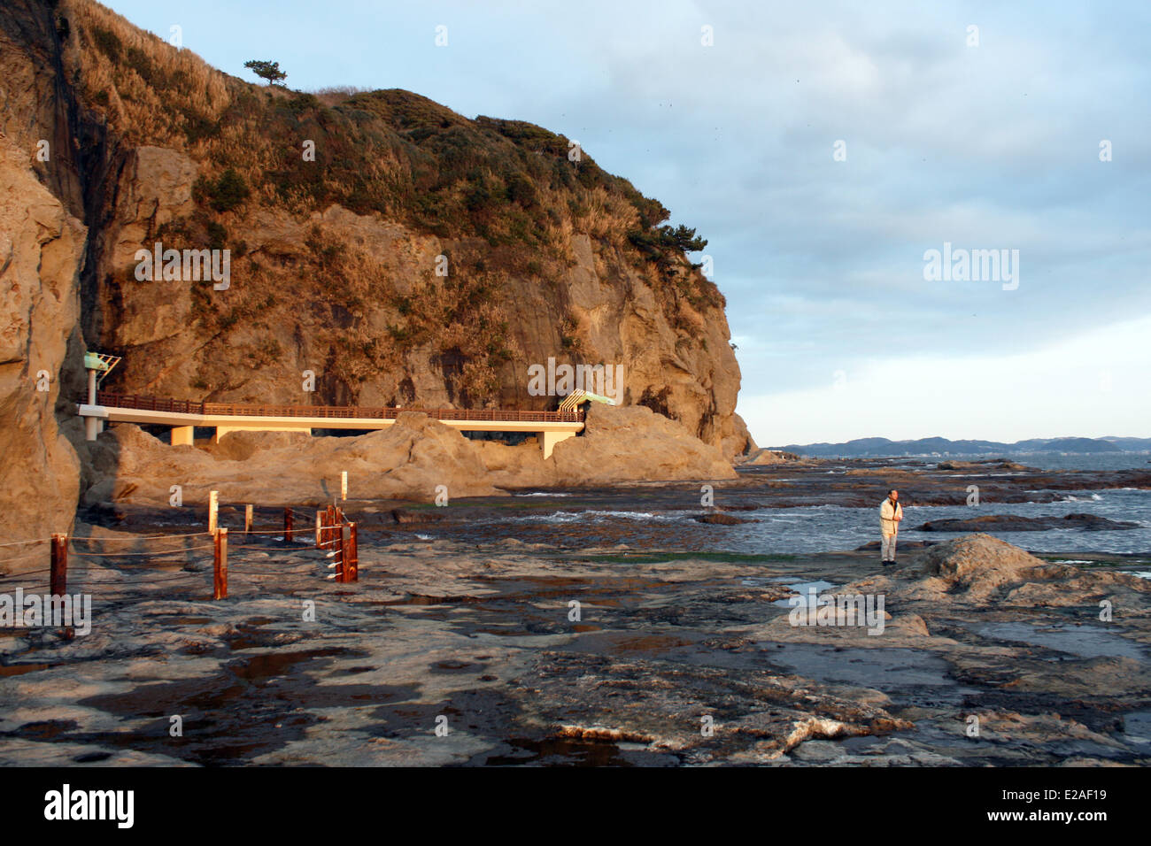 Japan: Coast of island Enoshima (south of Tokyo Stock Photo - Alamy