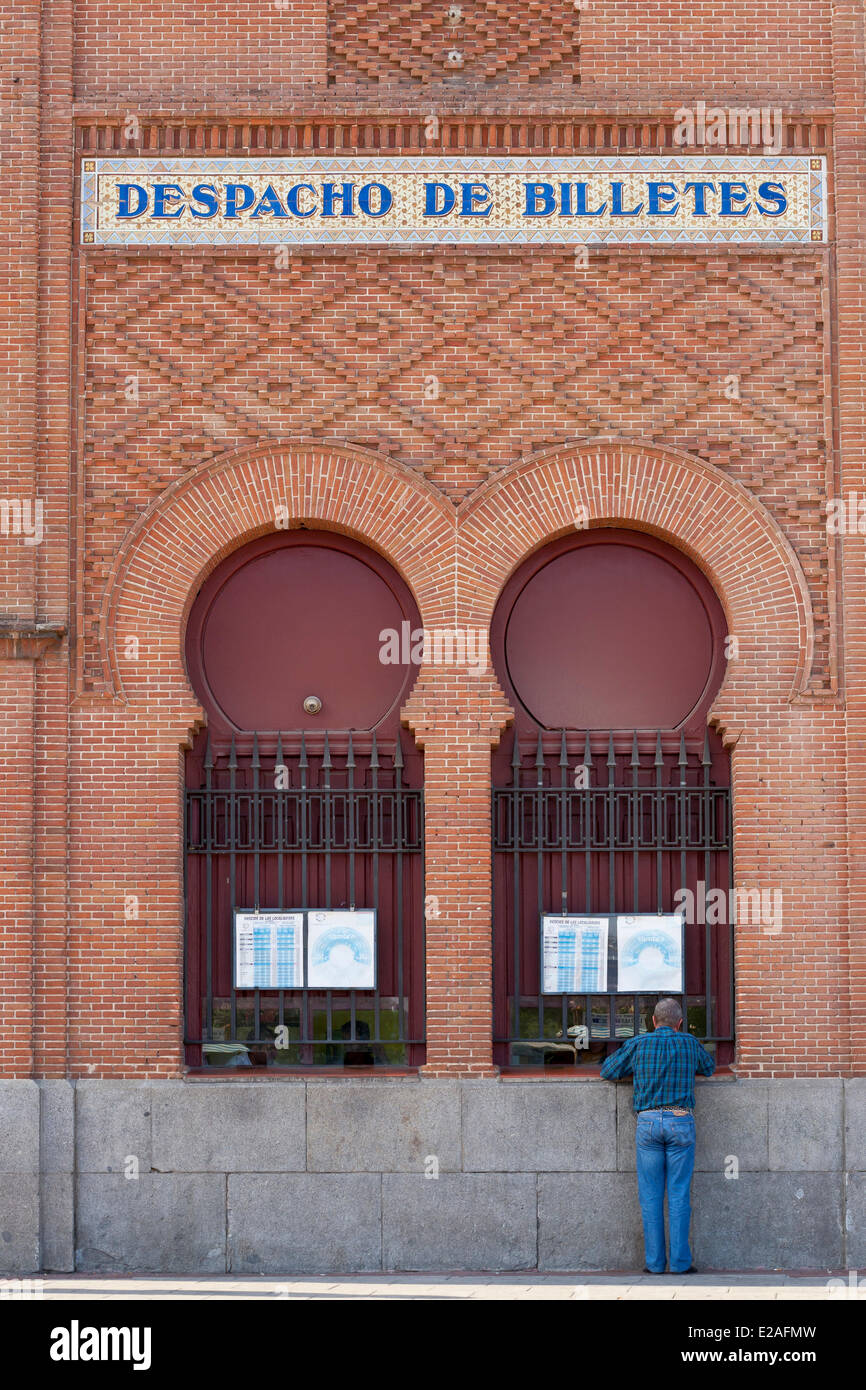 Spain, Madrid, Plaza de toros Monumental de Las Ventas arena opened in ...