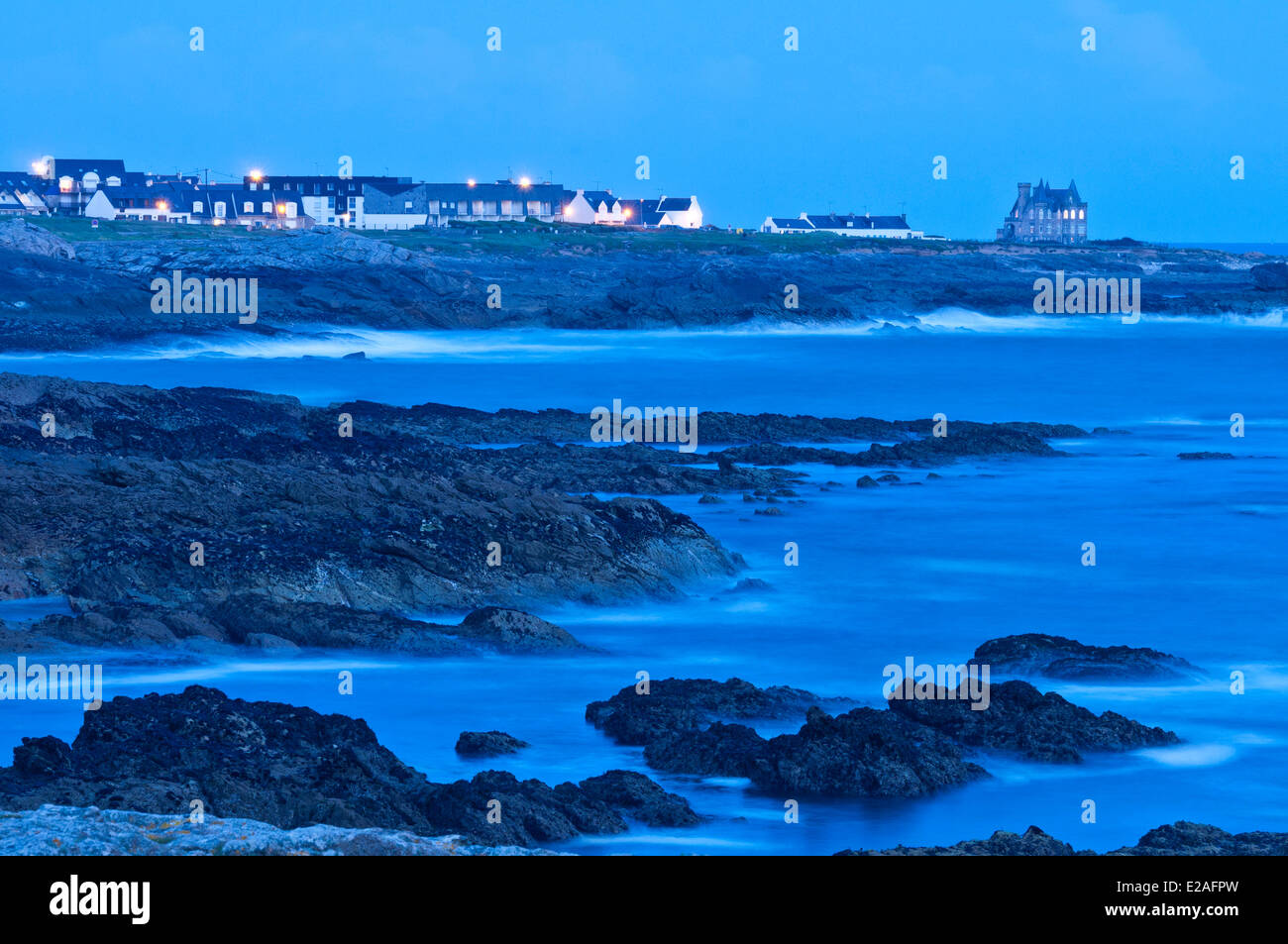 France, Morbihan, Cote Sauvage (the Wild Coast), Presqu'ile de Quiberon ...