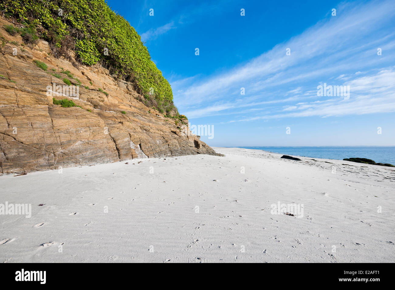 France, Morbihan, Ile de Groix, Plage des Grands Sables (the Great Sand ...