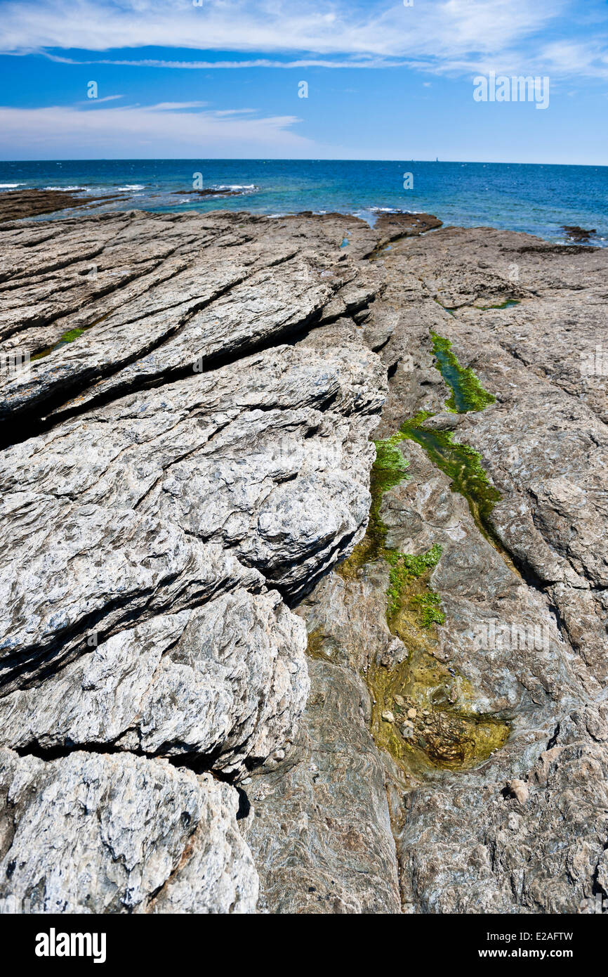 France, Morbihan, Ile de Groix, Pointe des Chats, Francois Le Bail ...