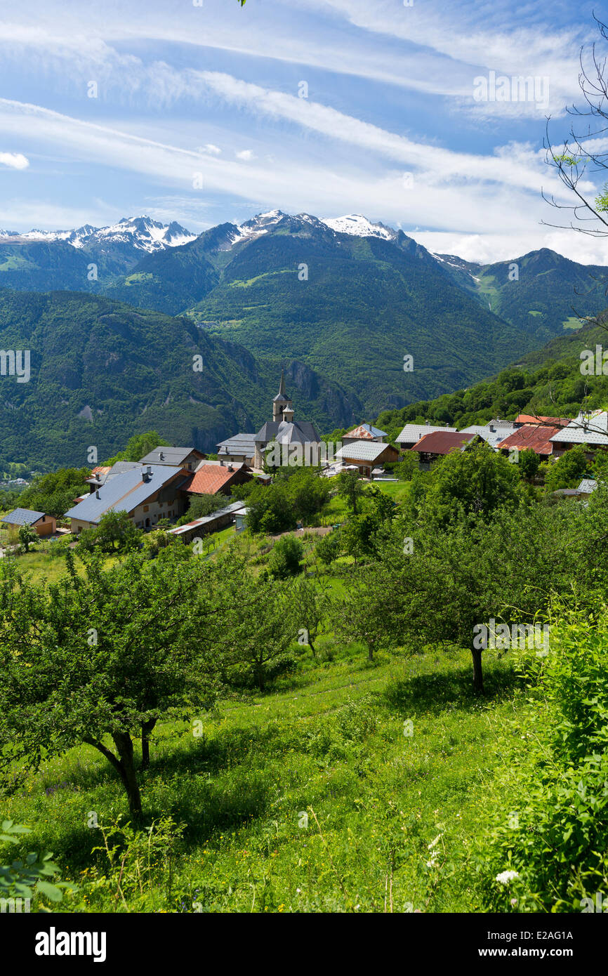 France, Savoie, Tarentaise Valley, Aigueblanche, 17th century Baroque ...