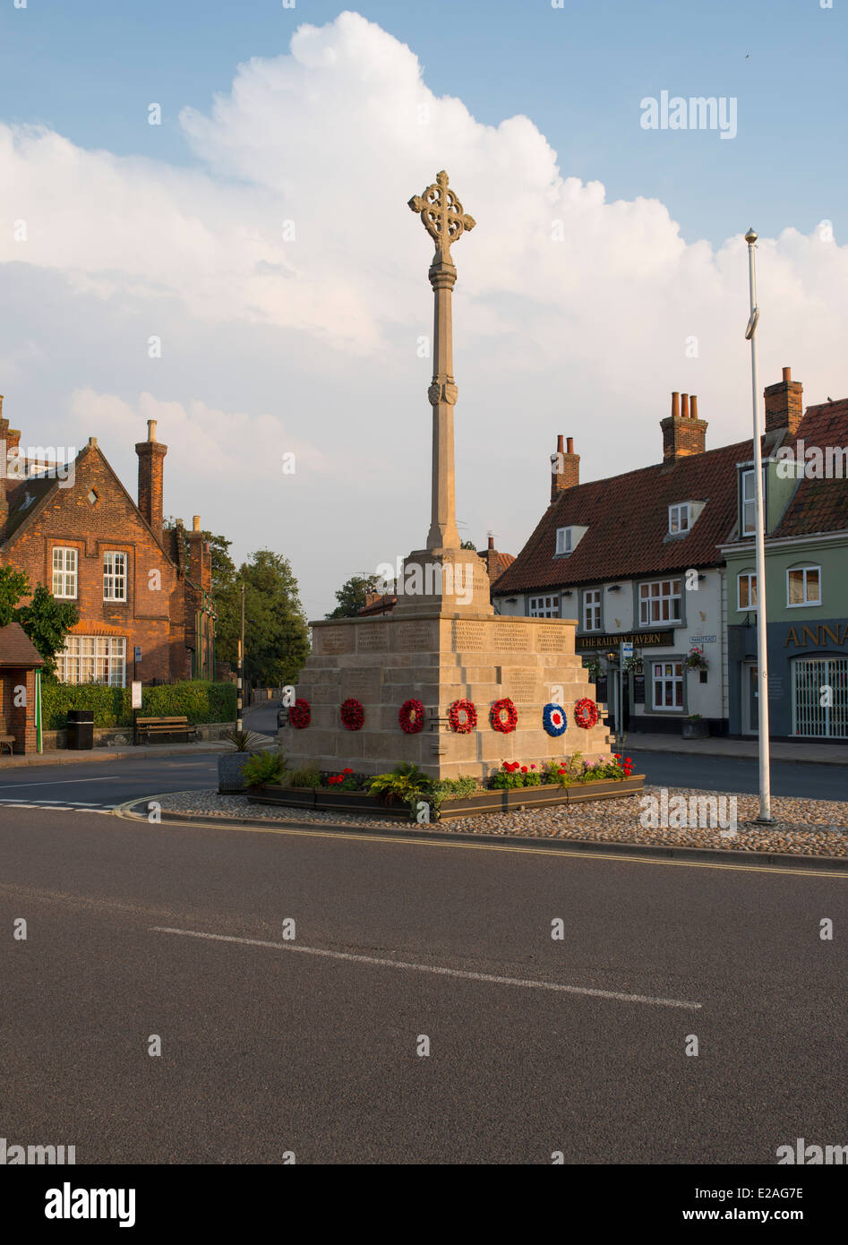 The North Norfolk town of Holt Stock Photo - Alamy