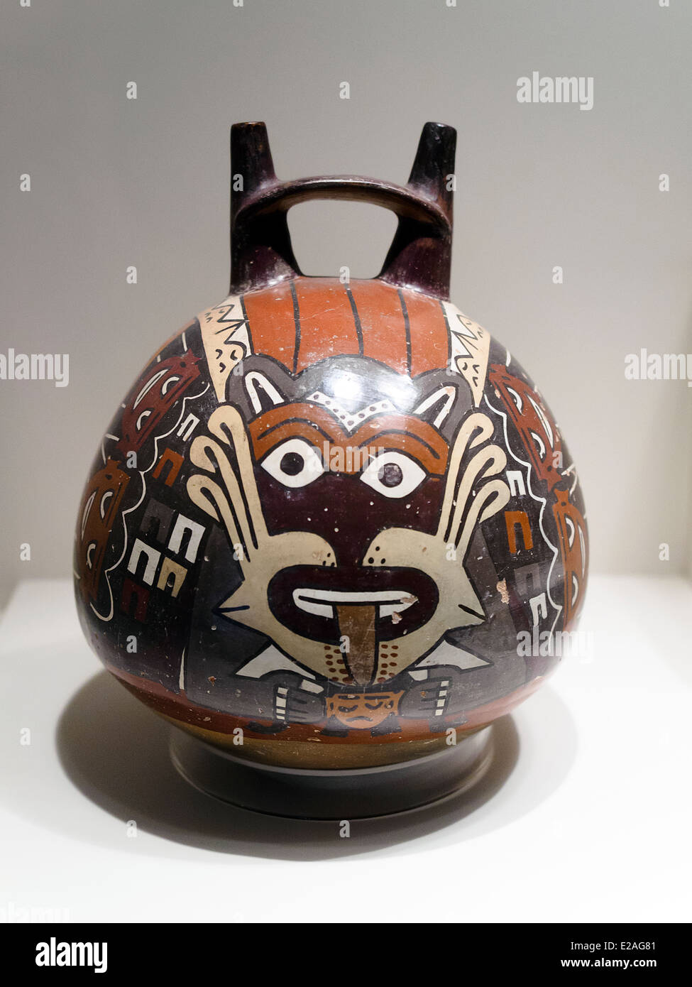Vessels Pictorial designs of mythological beings Nasca Classic period 1 ...