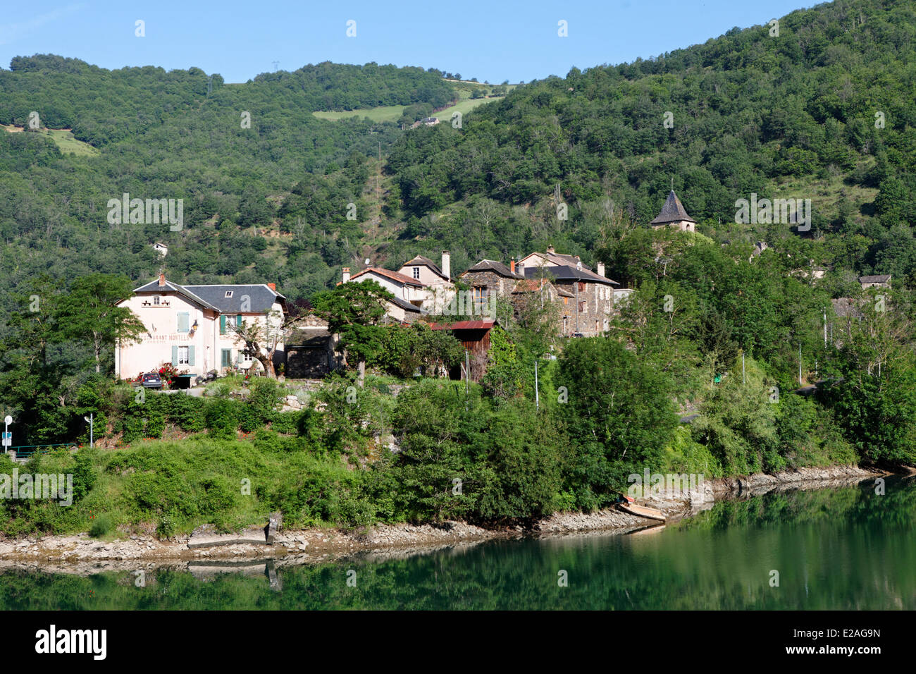 France, Aveyron, Pinel, Tarn Valley, Levezou Stock Photo - Alamy