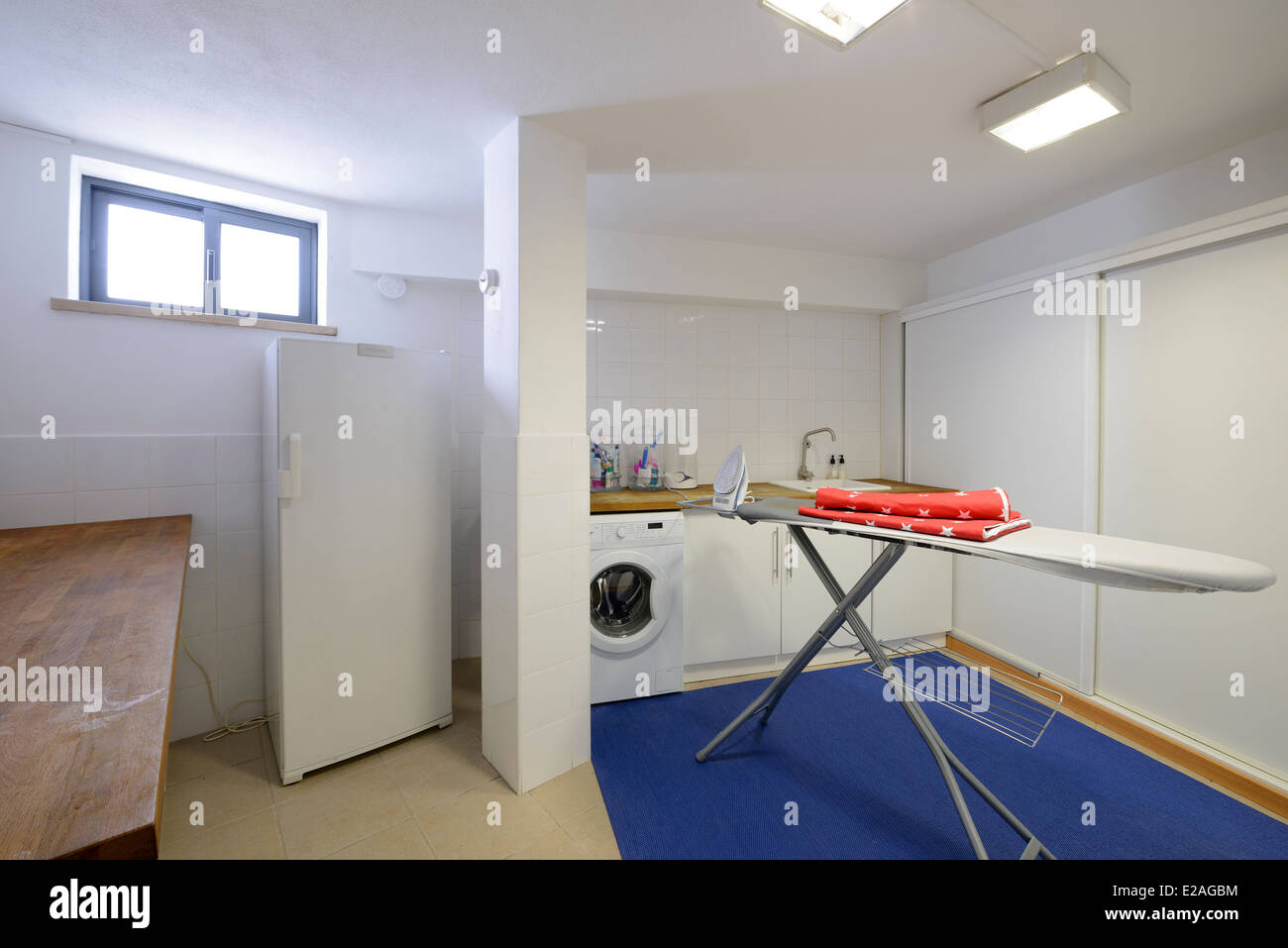 Inside laundry room hi-res stock photography and images - Alamy