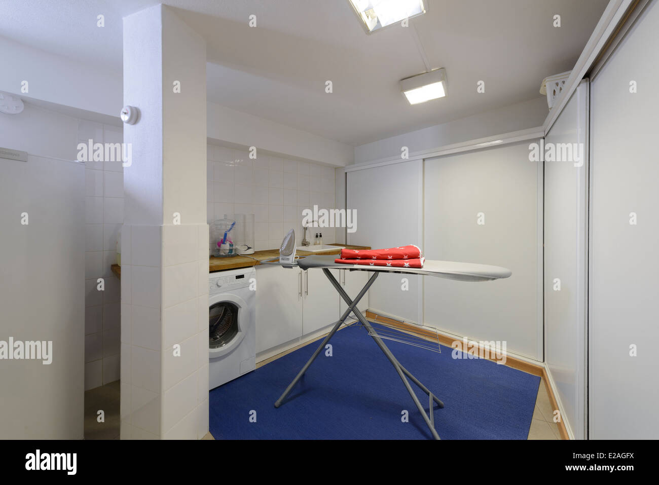 Inside laundry room hi-res stock photography and images - Alamy