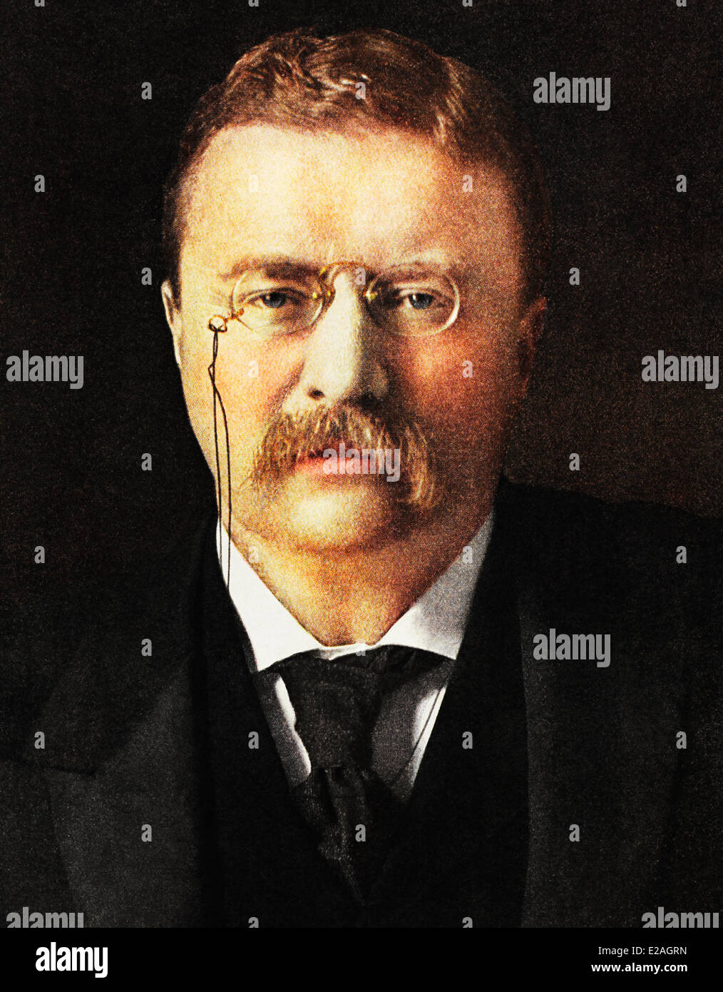 Vintage portrait of theodore roosevelt hi-res stock photography and images - Alamy