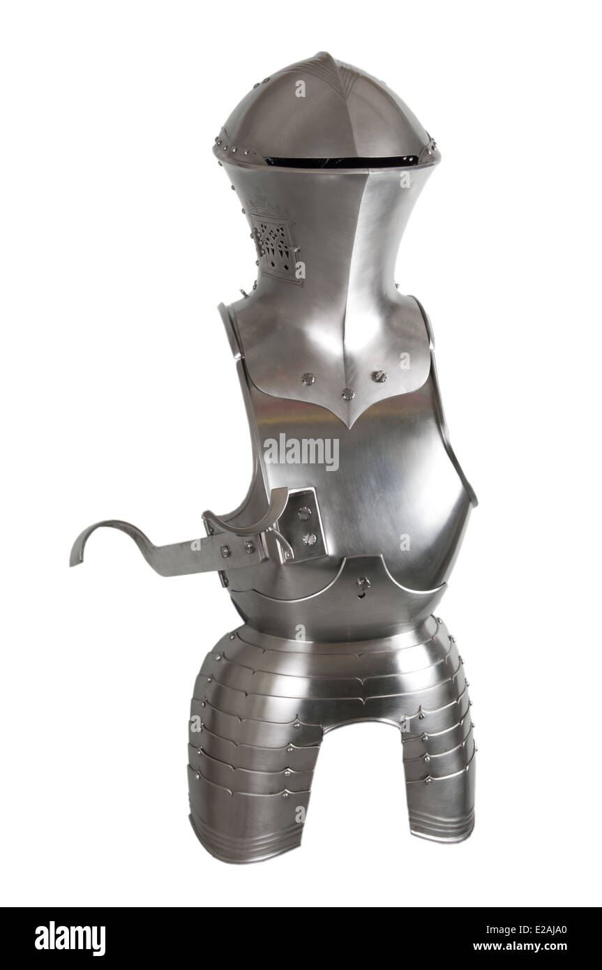 Armour medieval knight metal protection Cut Out Stock Images & Pictures ...