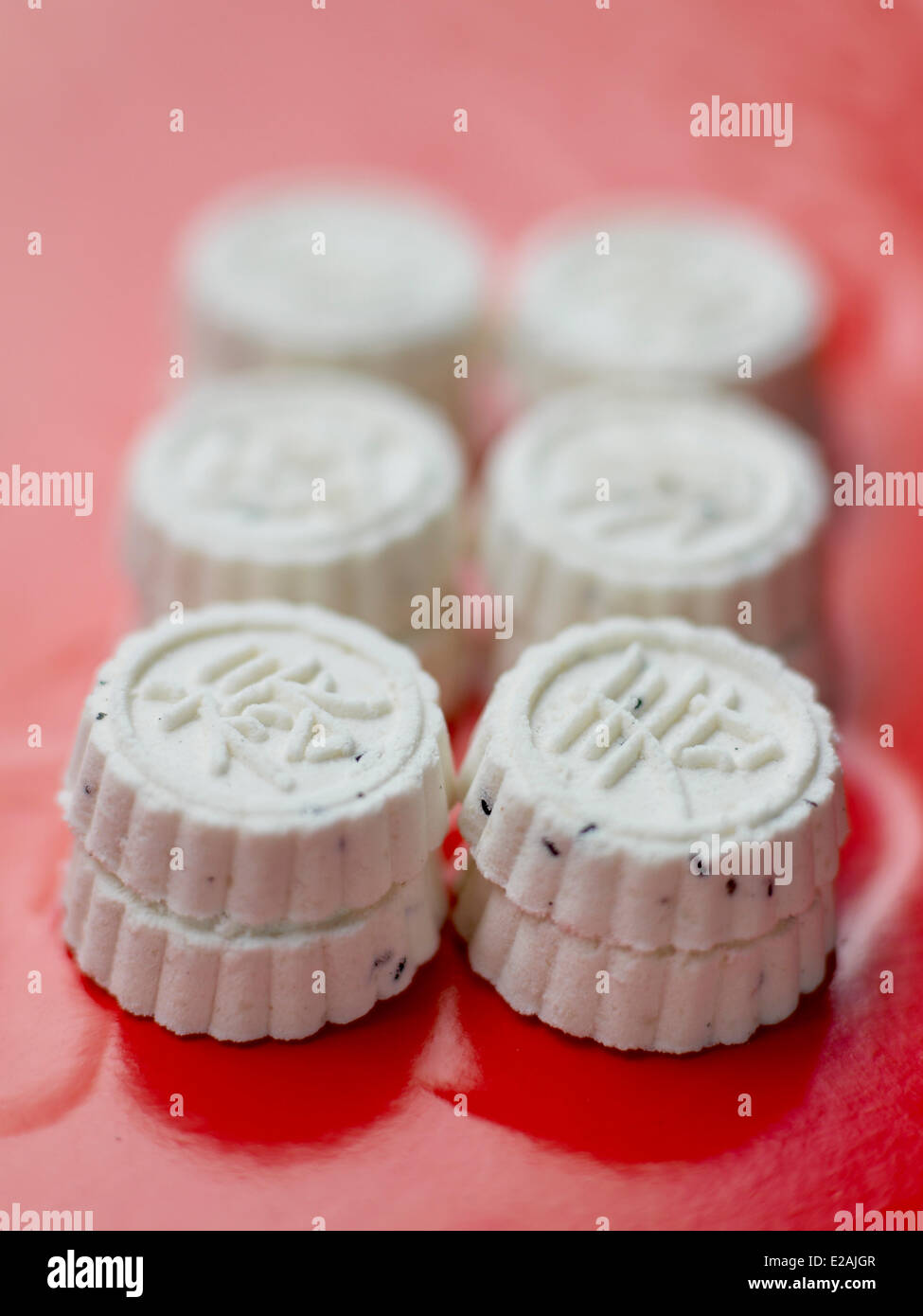 France, Paris, feature : the Big Parisian World, pastries rice flour in ...