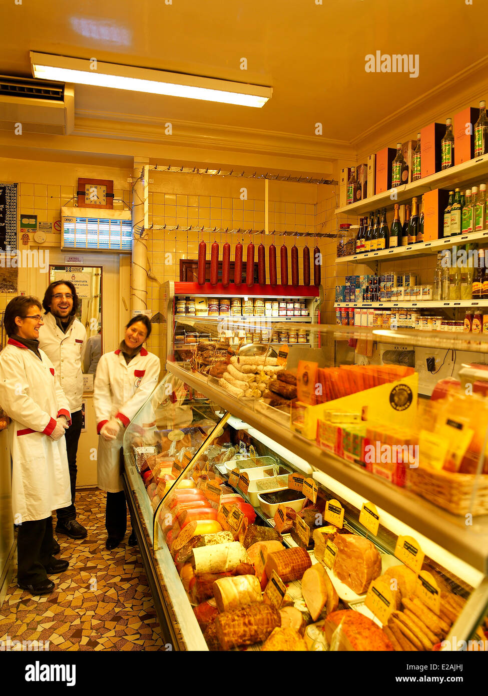 France, Paris, feature : the Big Parisian World, Panzer deli, kosher ...