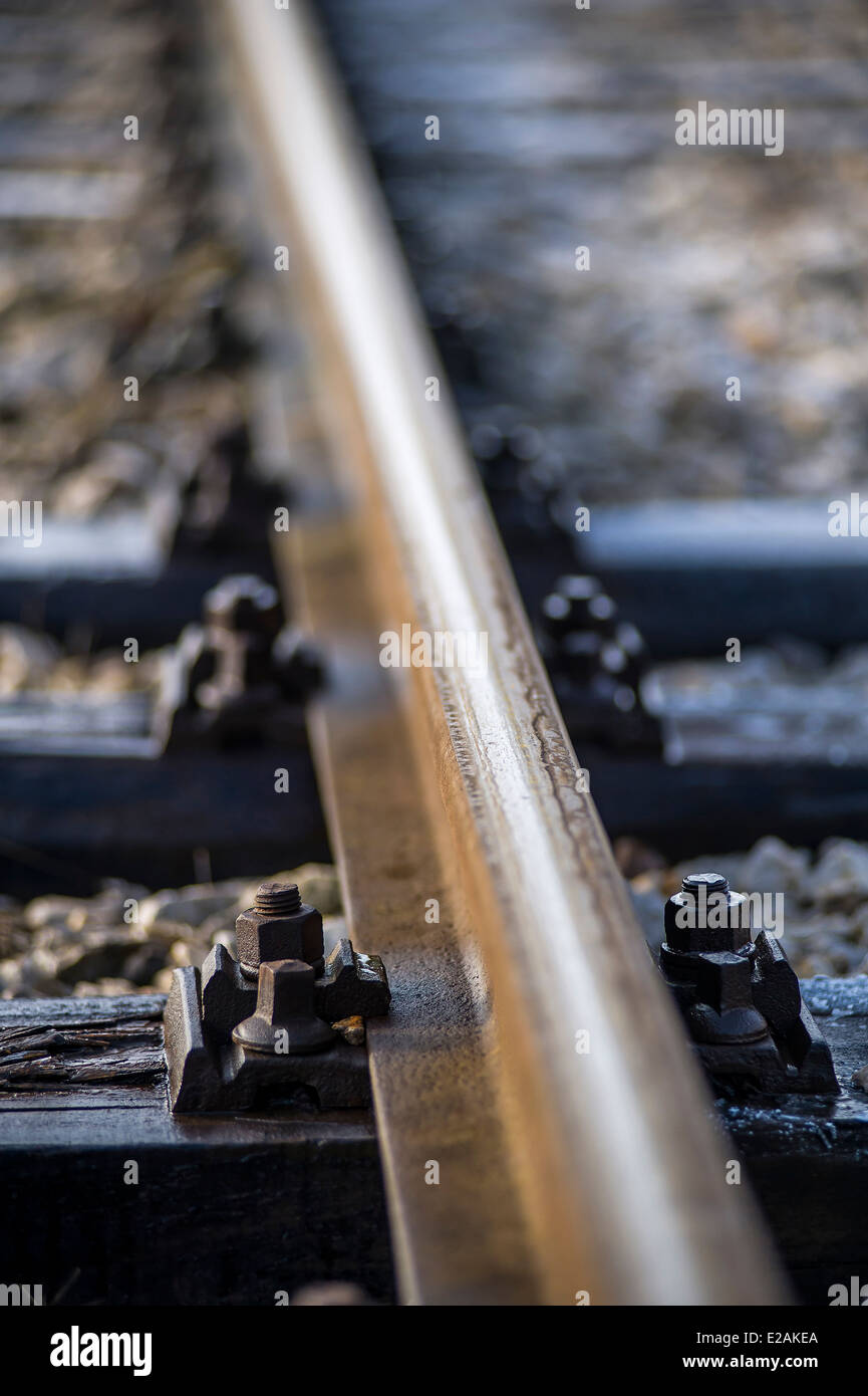 Nuts bolts railway hi-res stock photography and images - Alamy