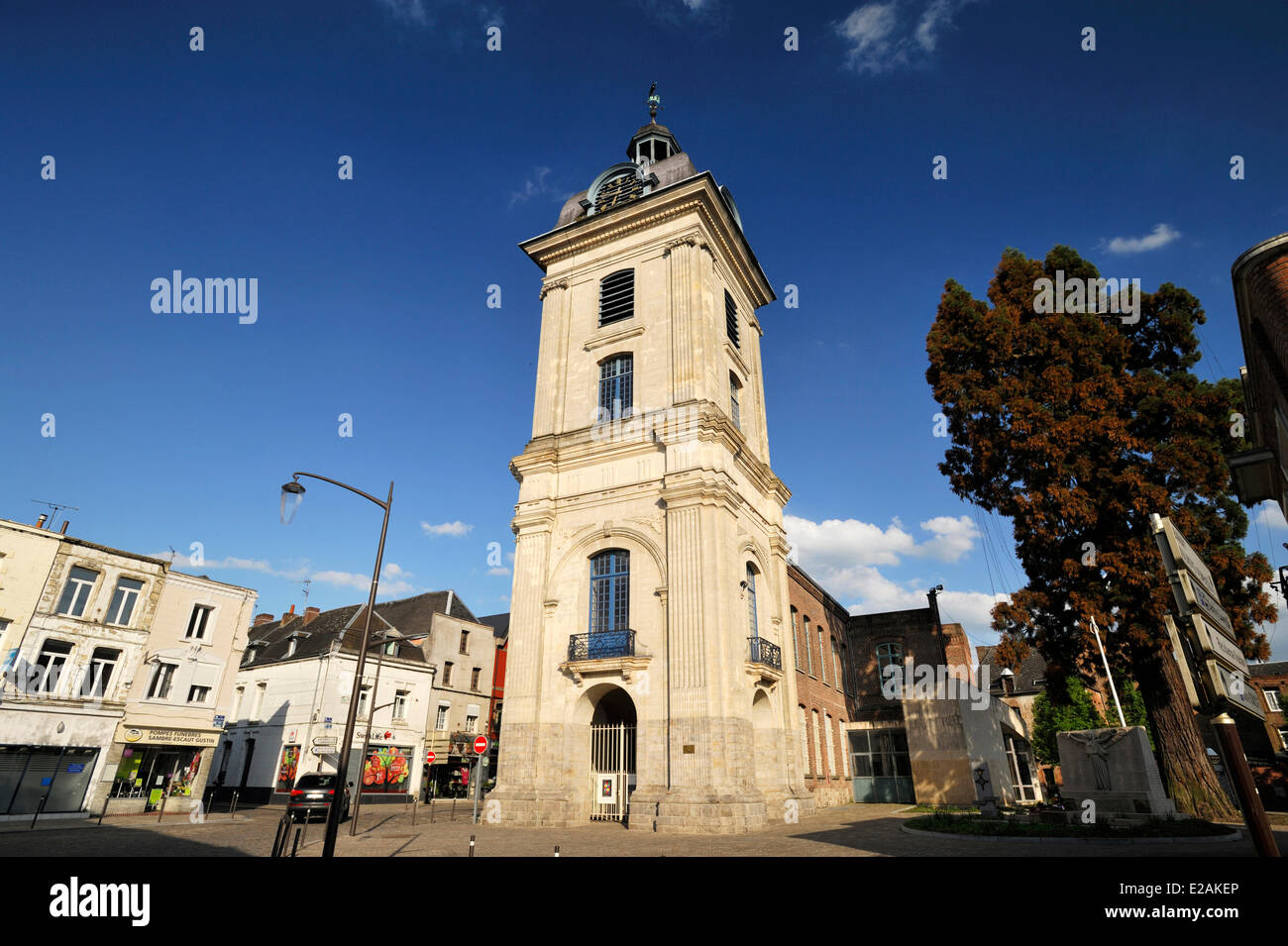 France, North, Le Quesnoy, Belfry Stock Photo - Alamy