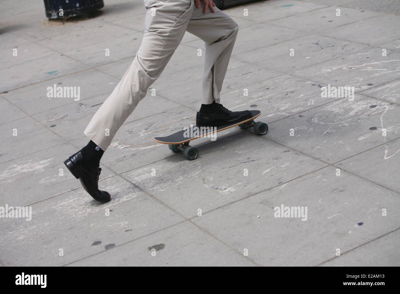United States, California, Los Angeles, skateboard on Venice Beach ...