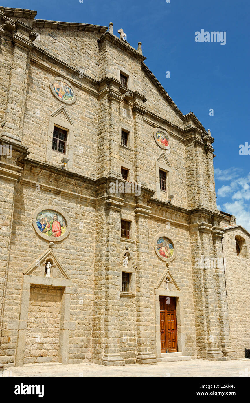 Italy, Sardinia, Olbia Tempio Province, Tempio Pausania, Cathedral of ...