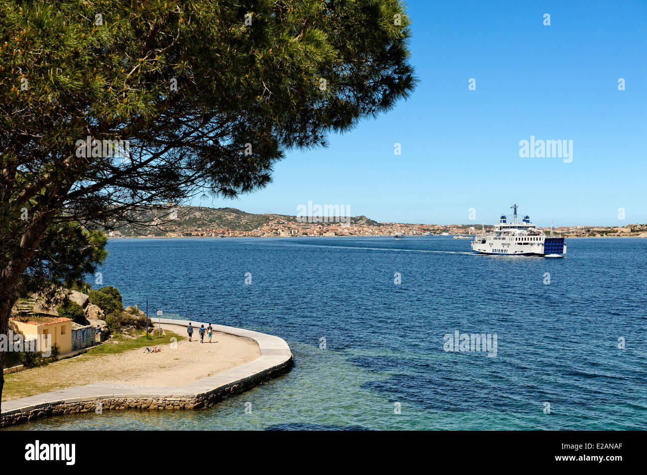 Italy, Sardinia, Olbia Tempio Province, the Emerald Coast (Costa ...