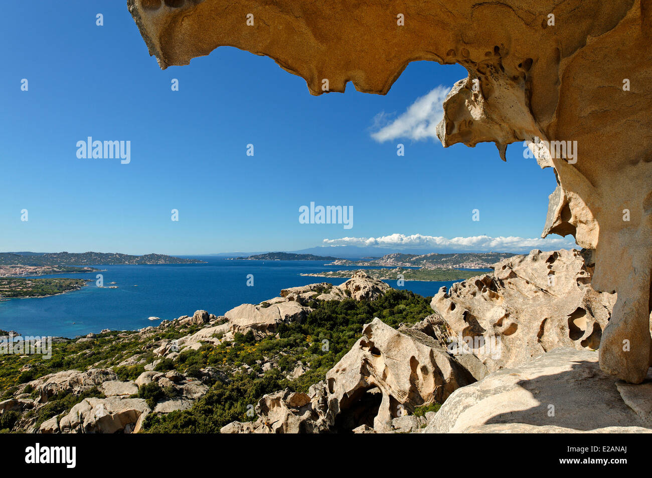 Italy, Sardinia, Olbia Tempio Province, the Emerald Coast (Costa ...