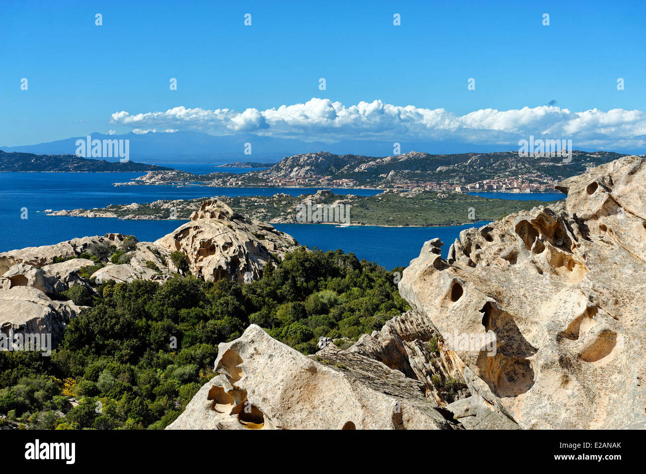 Italy, Sardinia, Olbia Tempio Province, the Emerald Coast (Costa ...
