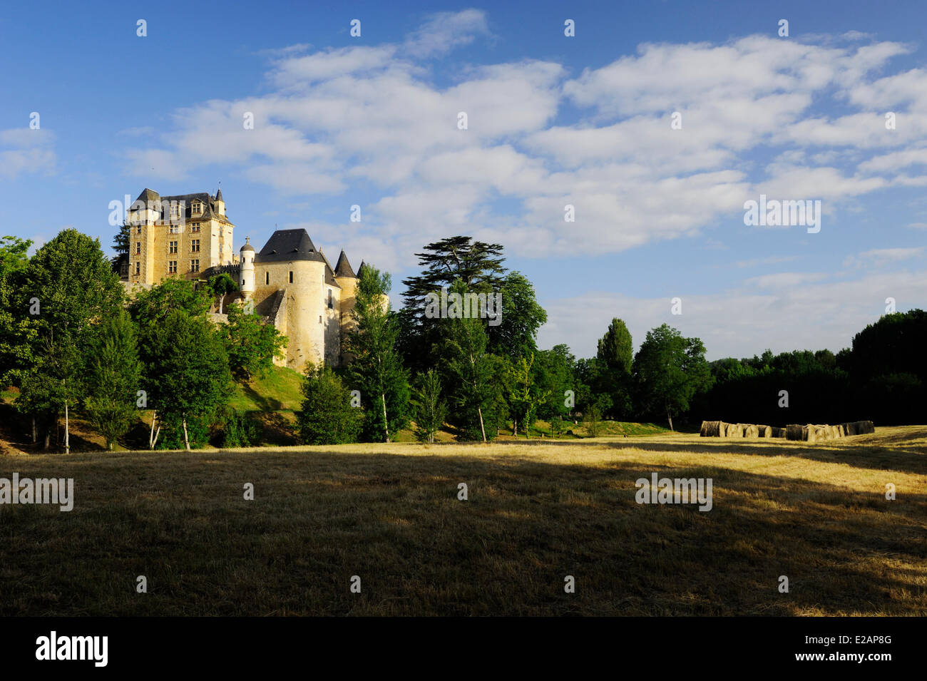 France, Dordogne, Perigord Noir, Castle Fayrac 16th century on the ...