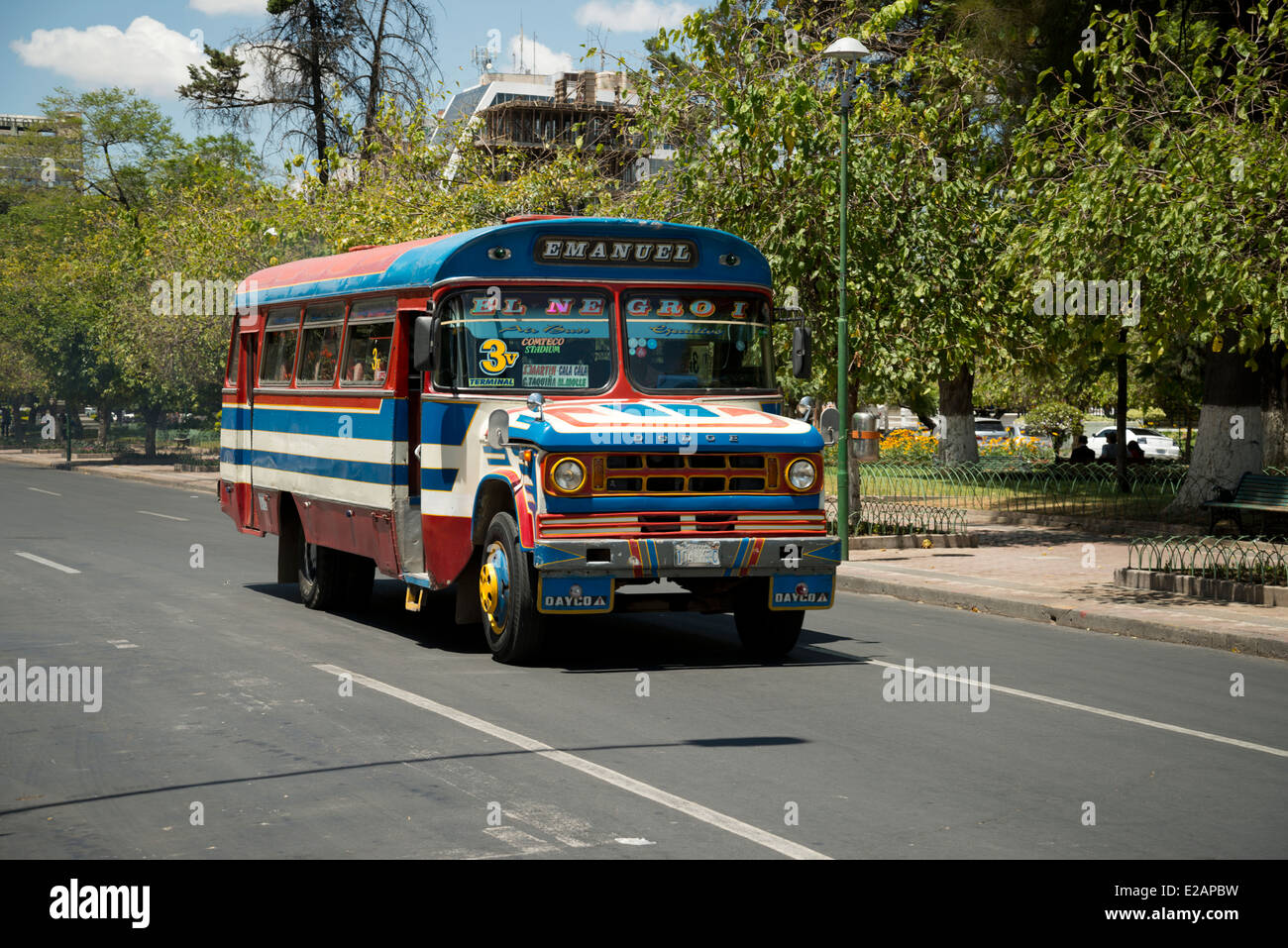 Brightly Colored Bus High Resolution Stock Photography and Images - Alamy
