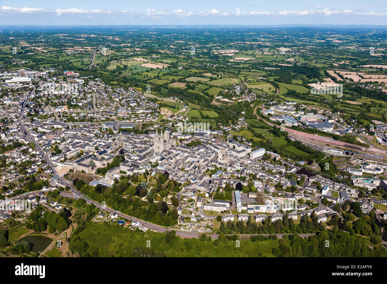 Coutances aerial hi-res stock photography and images - Alamy