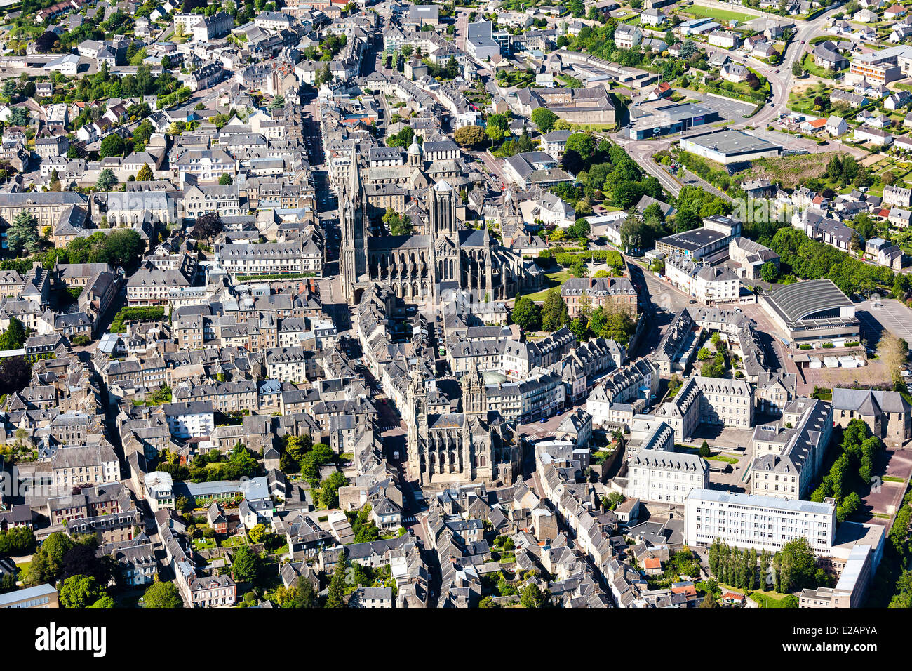 Coutances aerial hi-res stock photography and images - Alamy