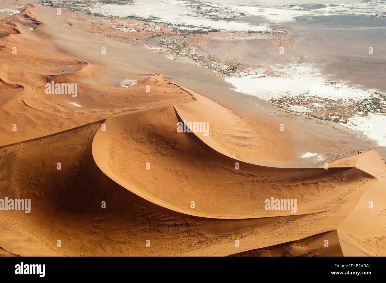 Namibia, Hardap region, Namib desert (aerial view Stock Photo - Alamy