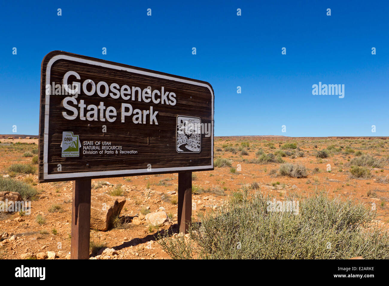 United States, Utah, Colorado plateau, San Juan river, Goosenecks State ...