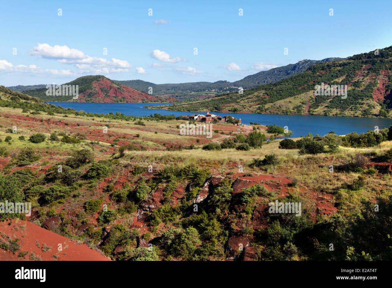 France, Herault, Celles, Lake Salagou Stock Photo - Alamy