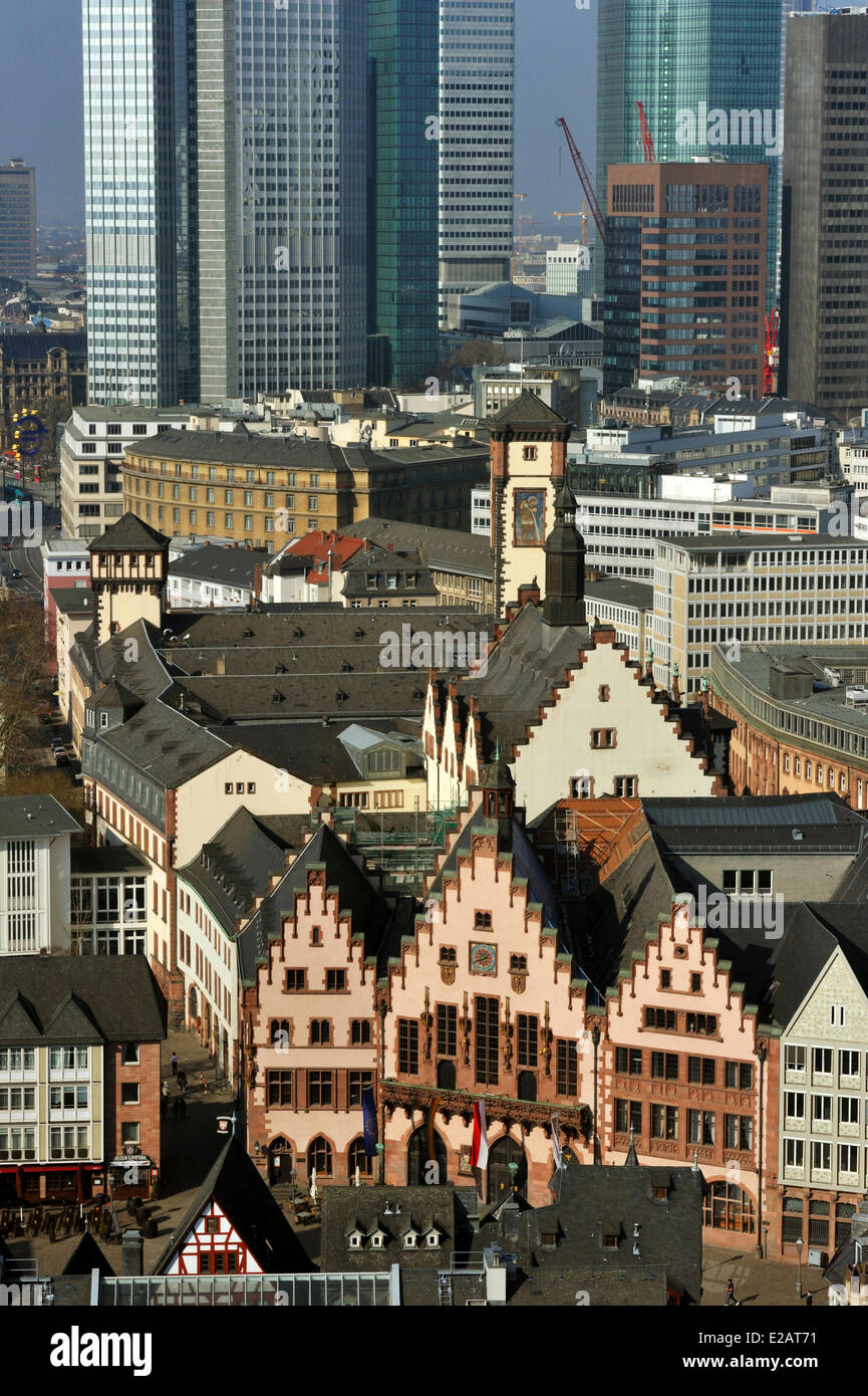 Germany, Hesse, Frankfurt am Main, Roemerberg (Römerberg) square ...