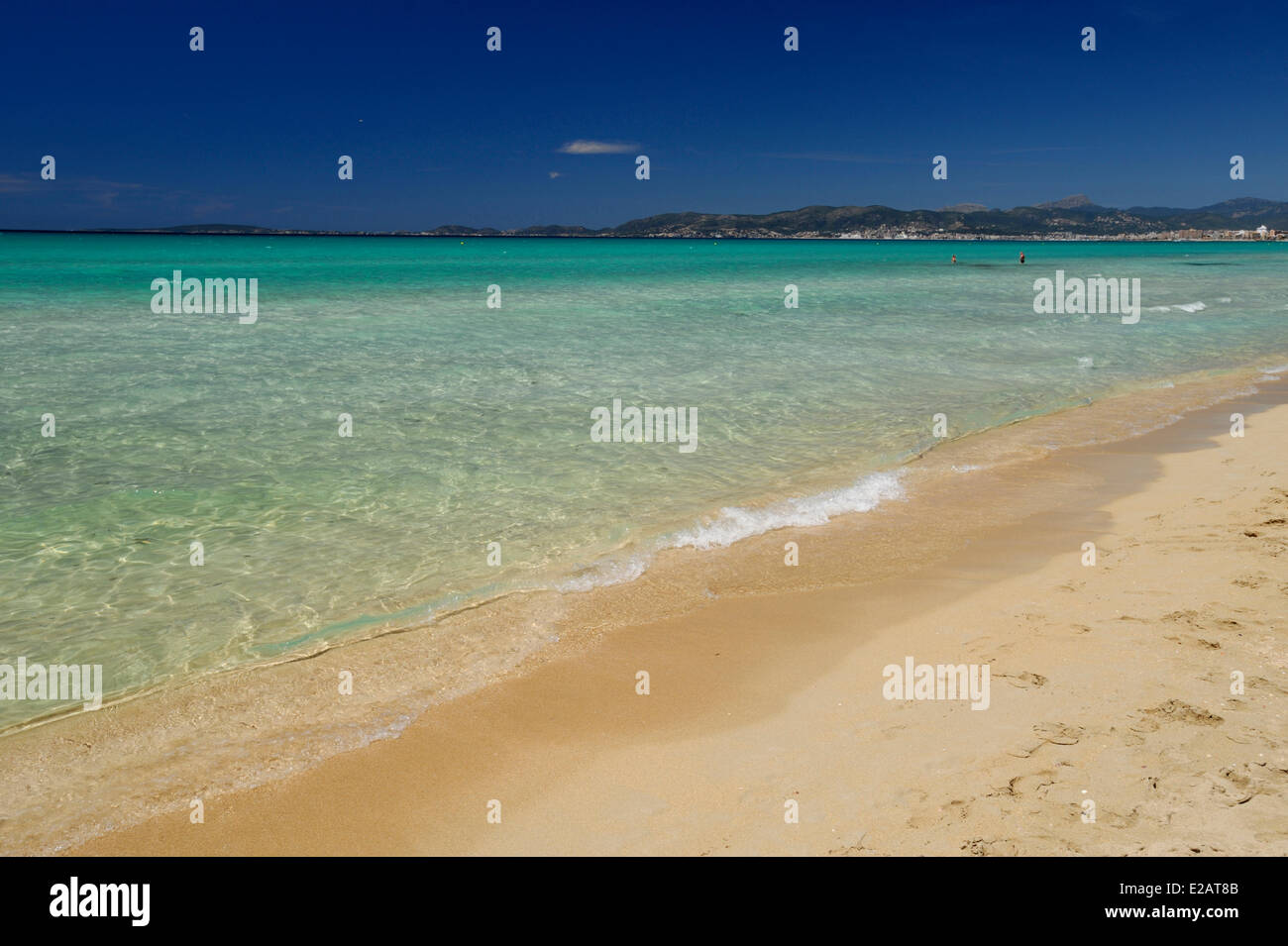 Spain, Balearic Islands, Mallorca, S'Arenal, El Arenal, Palma beach ...