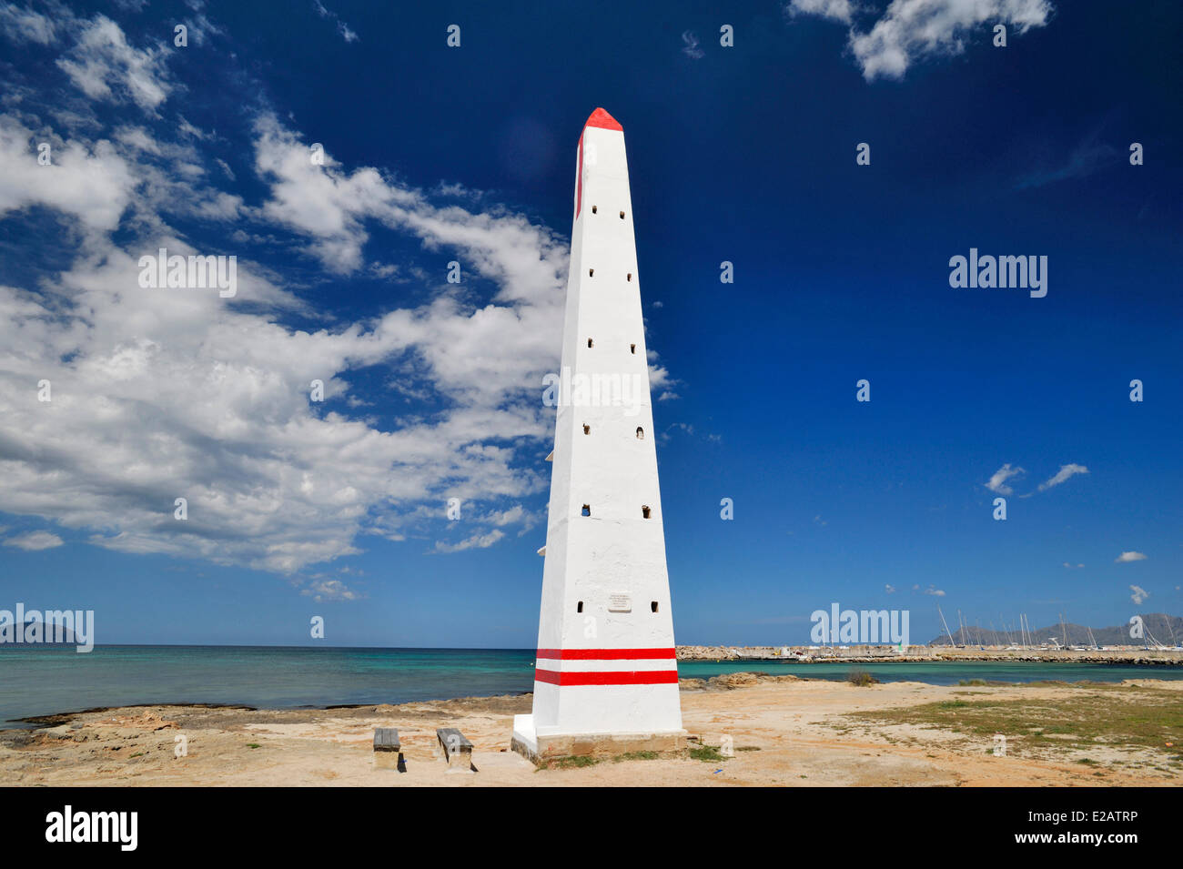 Spain, Balearic Islands, Mallorca, Can Picafort, tracking beacon for ...
