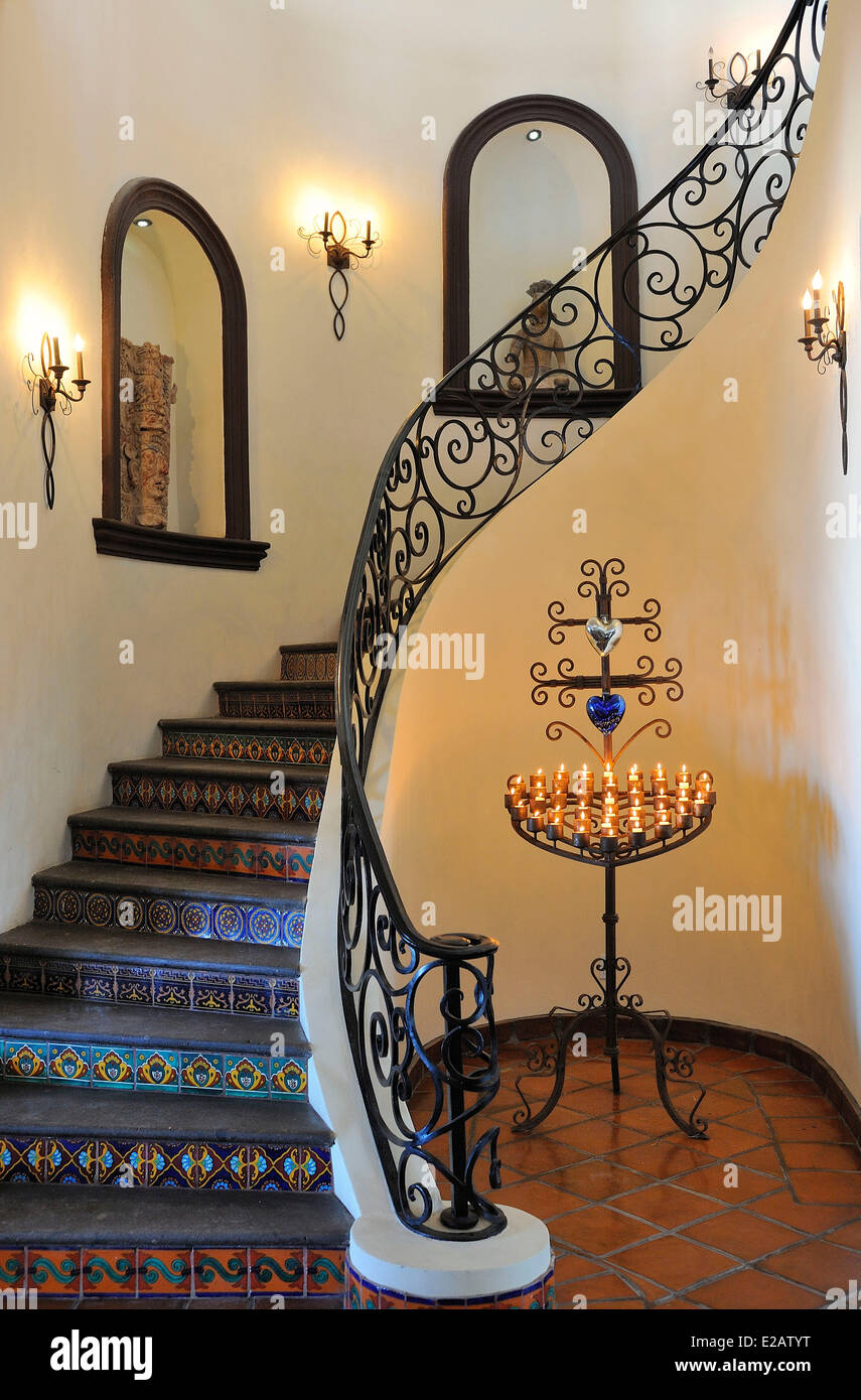 Mexico staircase hi-res stock photography and images - Alamy