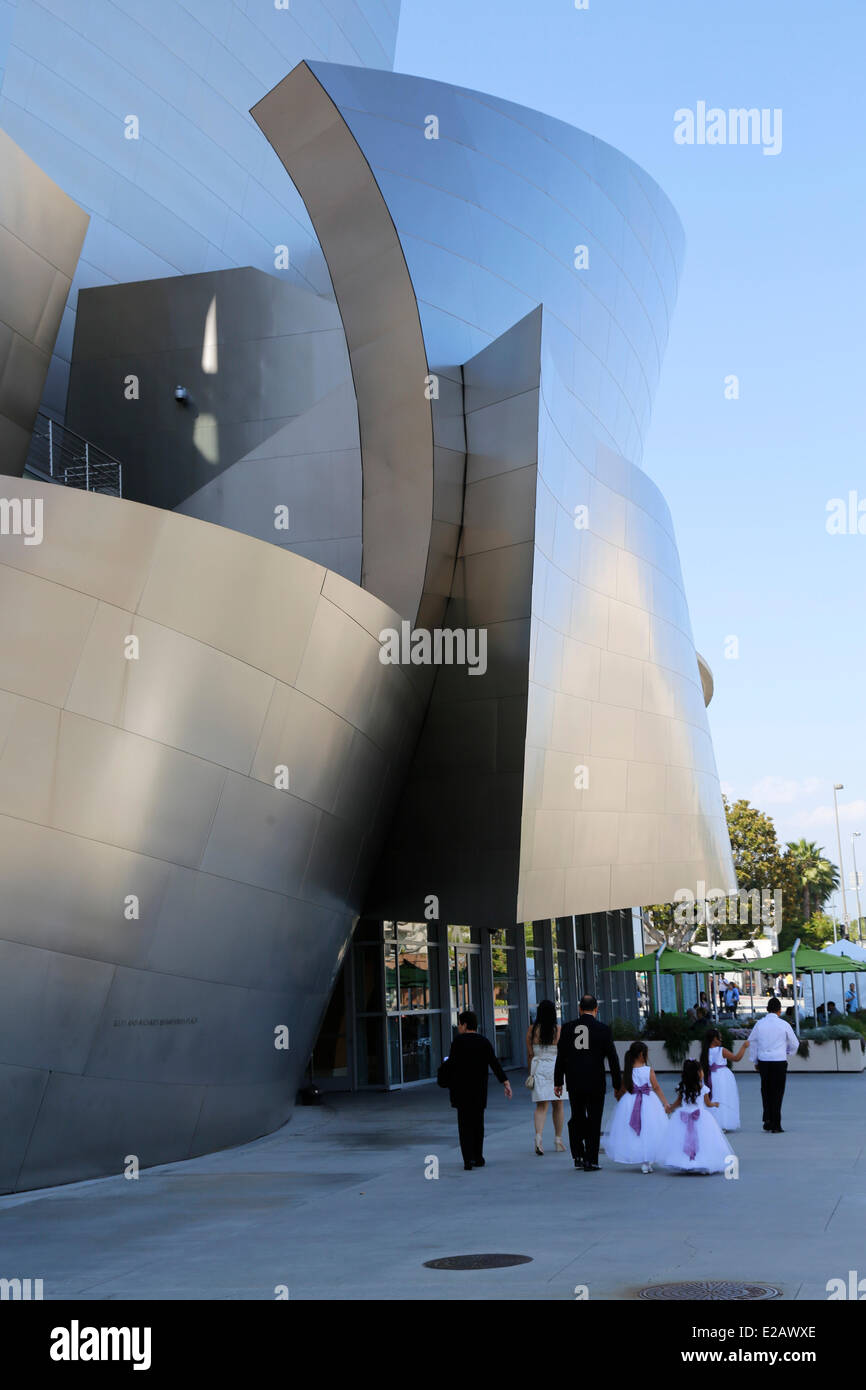 United States, California, Los Angeles, Downtown, Walt Disney Concert ...