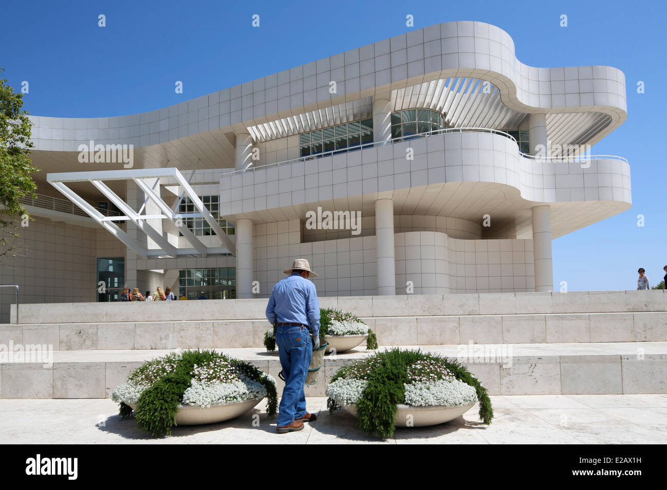 United States, California, Los Angeles, Santa Monica, Getty Center by ...