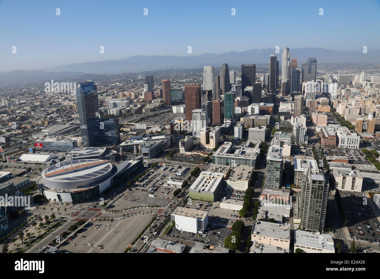 Aerial view of los angeles hi-res stock photography and images - Alamy