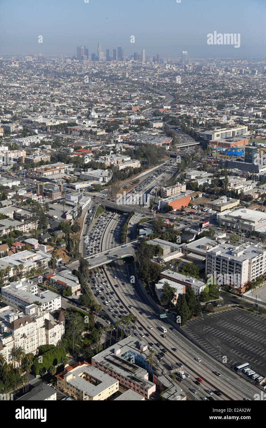 Los angeles freeway interchange hi-res stock photography and images - Alamy