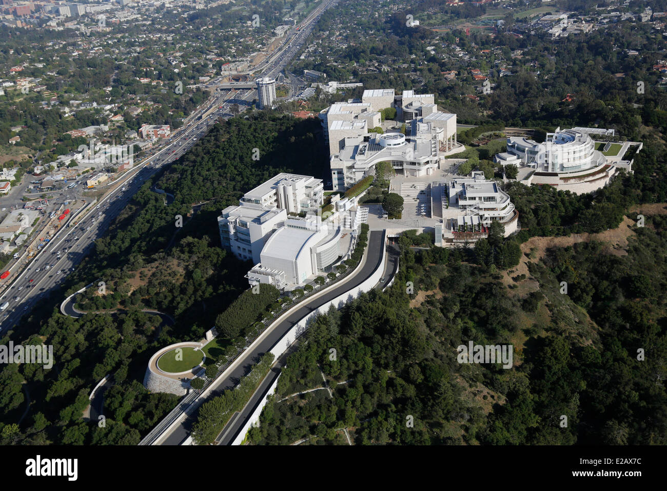 United States, California, Los Angeles, Santa Monica, Getty Center by ...