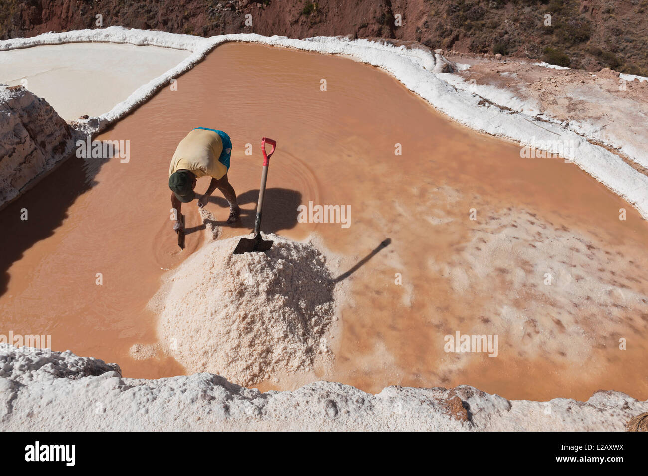 Peru, Cuzco Province, Incas sacred valley, Maras salt marshes in ...