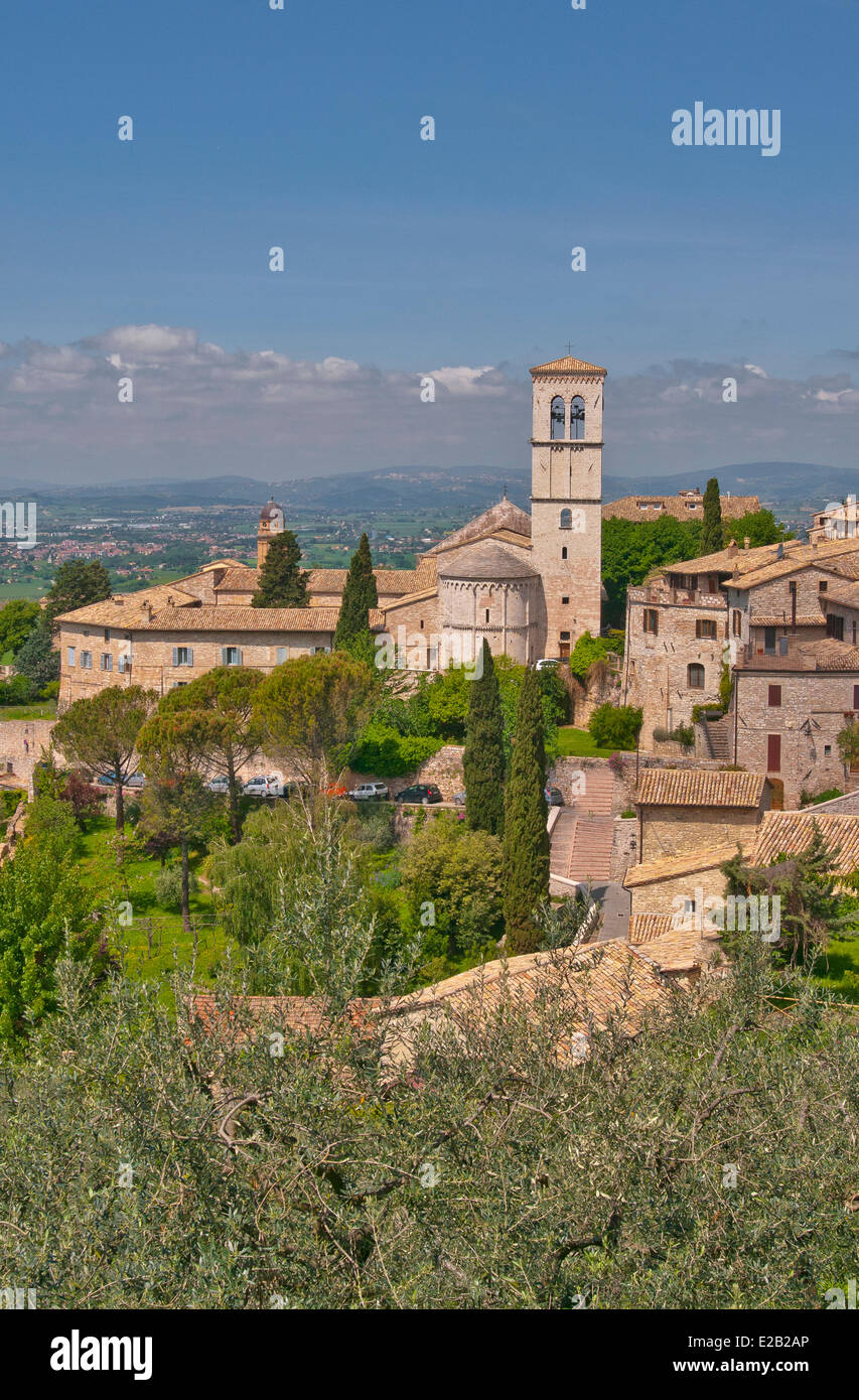 Italy, Umbria, Assisi, Church of Santa Maria Maggiore Stock Photo - Alamy