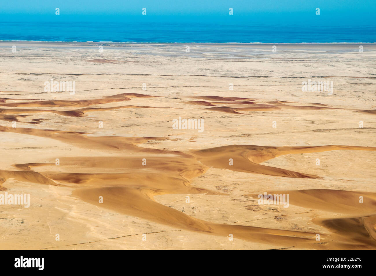 Namibia, Namib Desert, Skeleton Coast (aerial view Stock Photo - Alamy