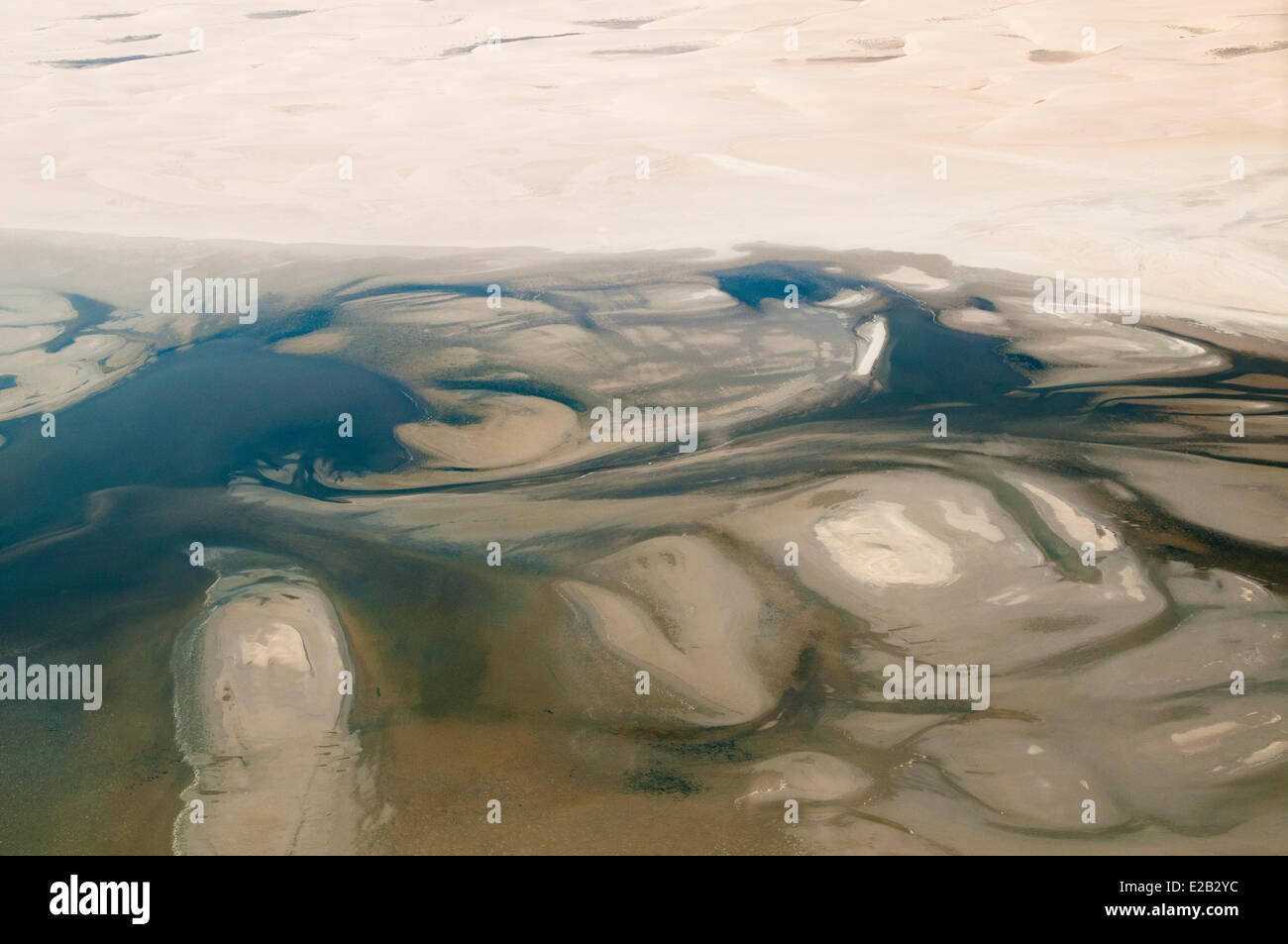 Namibia, Namib Desert, Skeleton Coast (aerial view Stock Photo - Alamy
