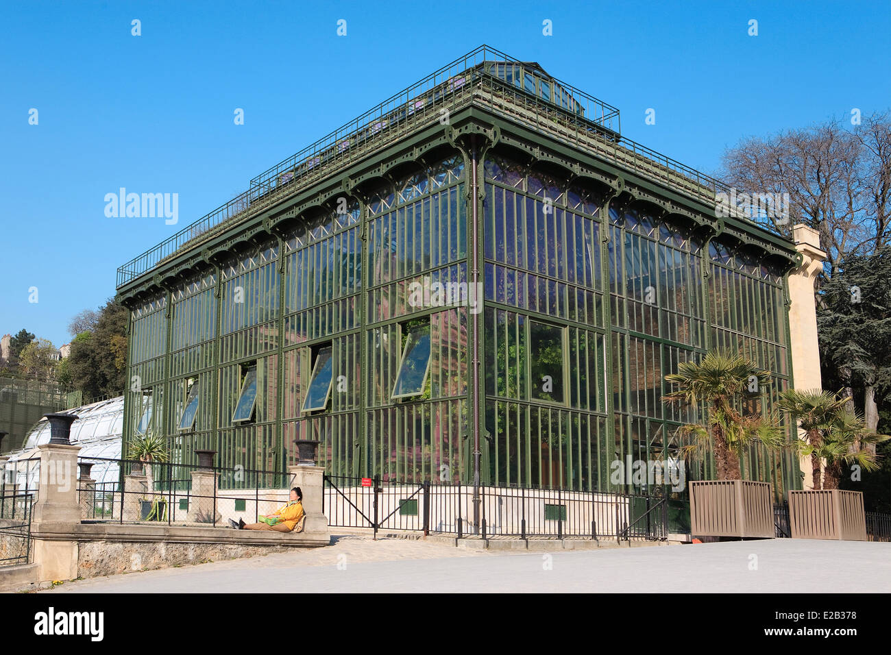 France, Paris, the greenhouse of the Jardin des Plantes (Botanical ...