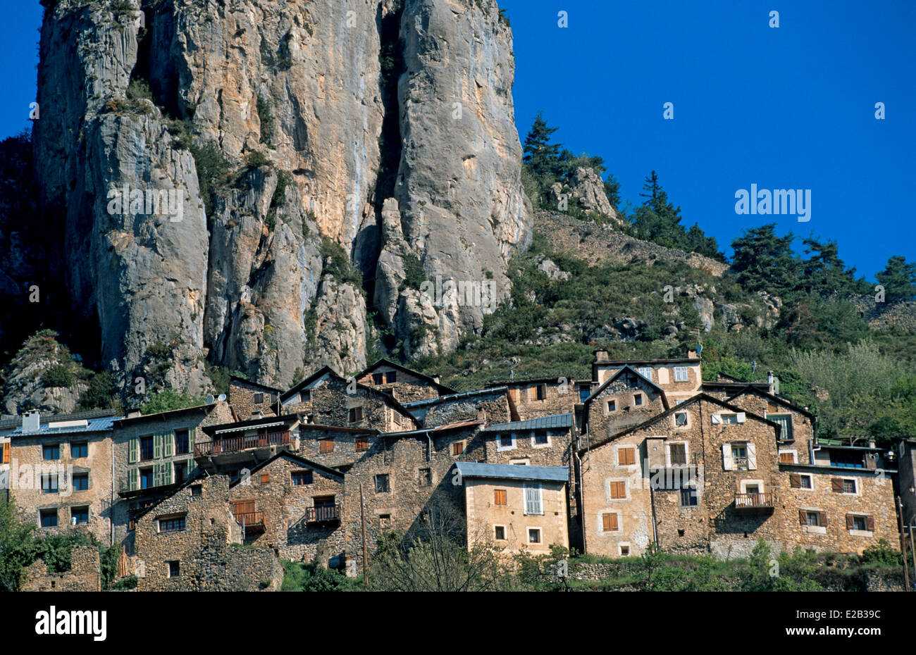 France, Alpes Maritimes, Roubion Stock Photo - Alamy
