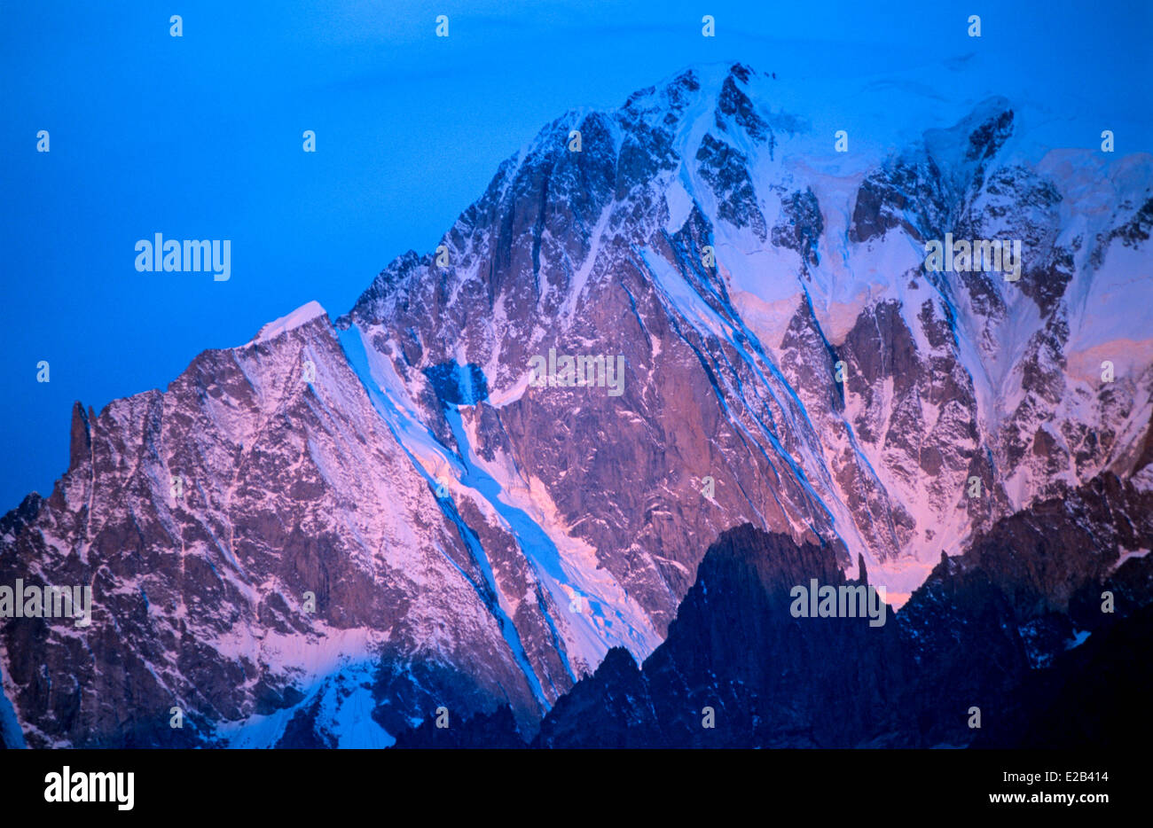 Mont blanc from ferret valley hi-res stock photography and images - Alamy