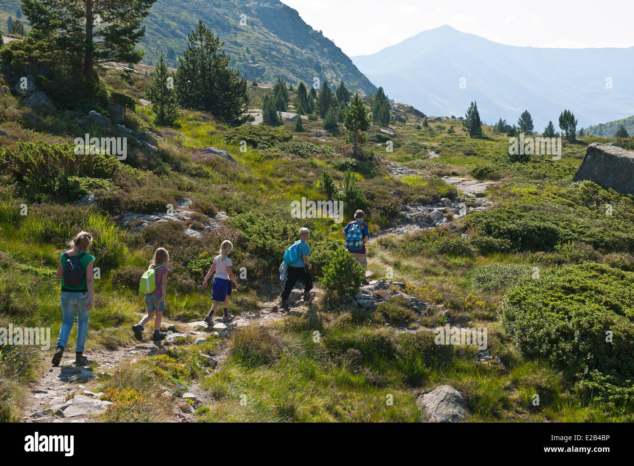 France, Ariege, Parc Naturel Regional des Pyrenees ariegeoises, Auzat ...