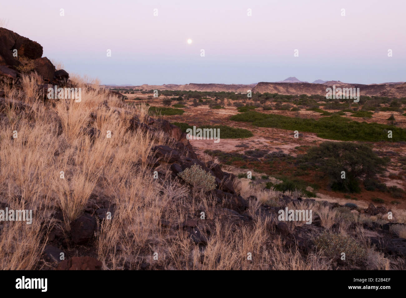 Namibia, Damaraland, Torra Conservancy, Huab River Valley Stock Photo ...